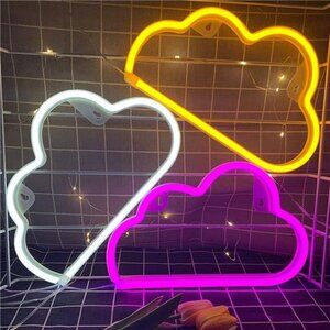 Wall Decor | Cloud Neon Signs Led Cloud Neon Light For Wall Decor ...